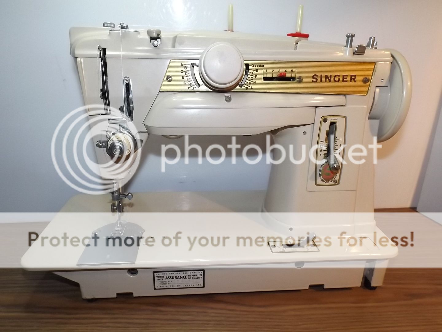 SINGER 411G Industrial Strength HEAVY DUTY Sewing Machine LEATHERs | eBay
