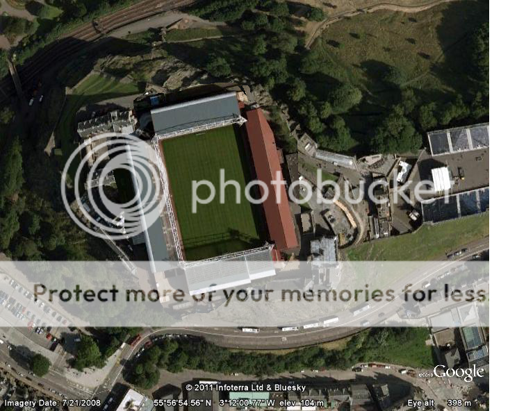 Saughton Park, Harrison Park & Murrayfield Map - The Terrace - Jambos ...